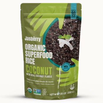 Jasberry Organic Rice 200g | Coconut Flakes | Superfood | Antioxidants ...