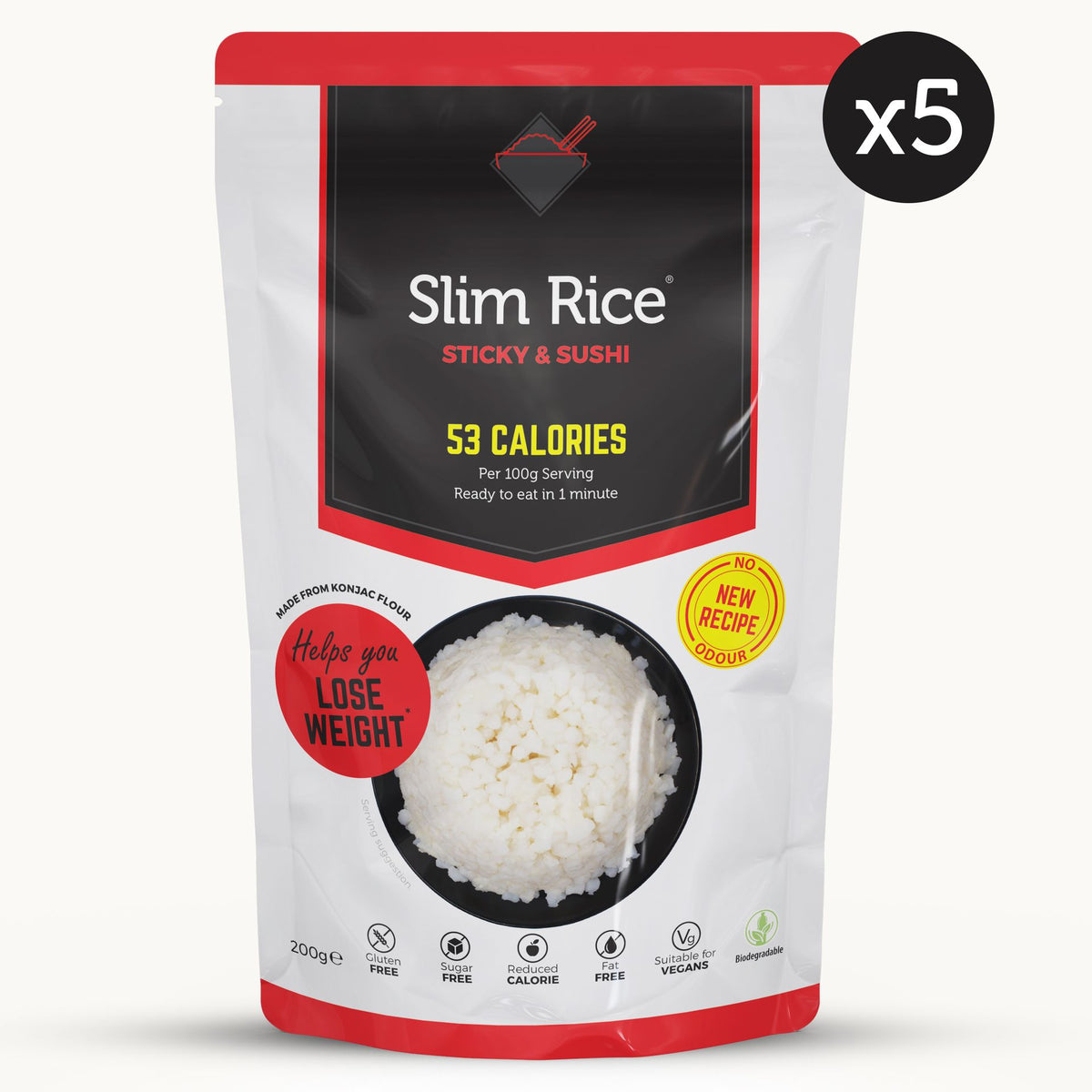 Buy Slim Rice Sticky No Drain 200g Online | Eat Water