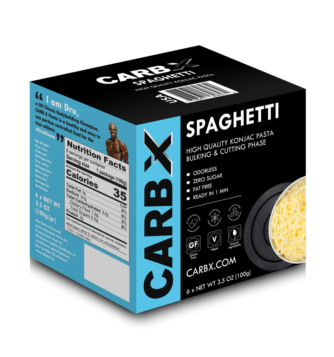 CARB X Spaghetti - Box of 6 Sachets